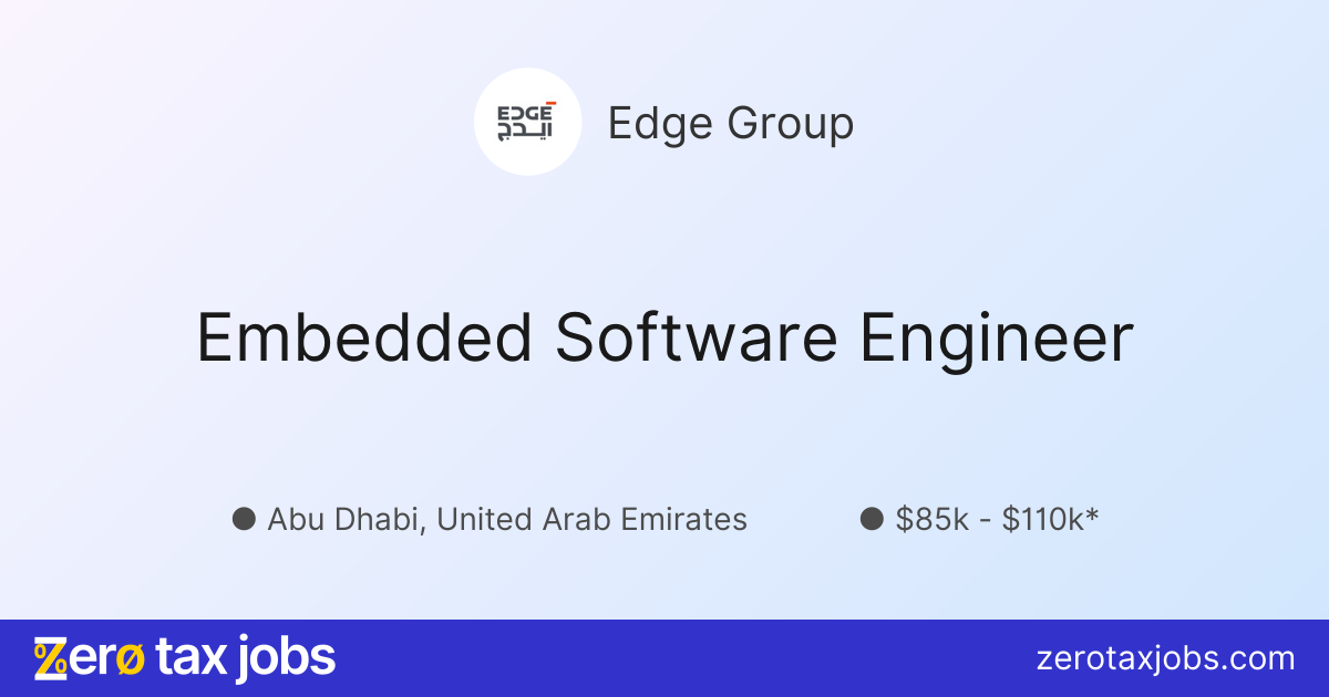 Embedded Software Engineer at Edge Group