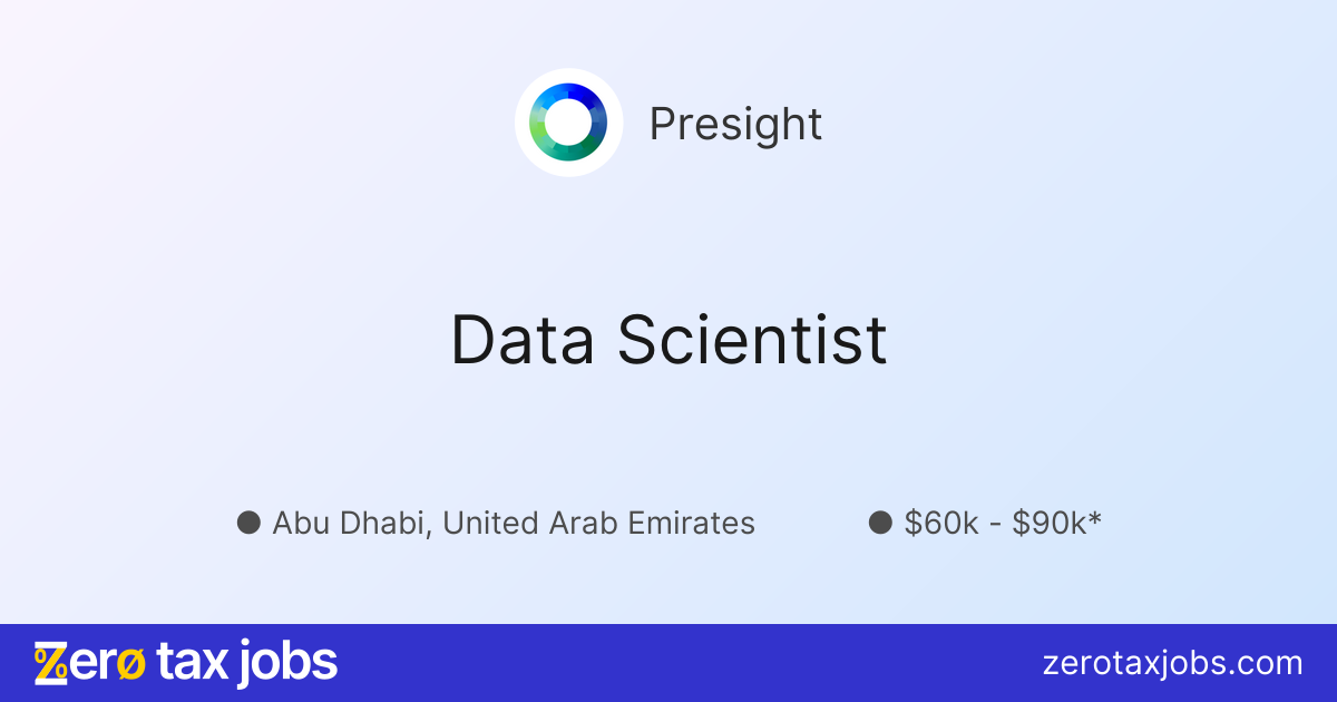 Data Scientist at Presight