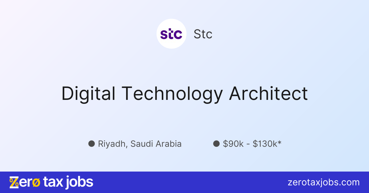 Digital Technology Architect at Stc