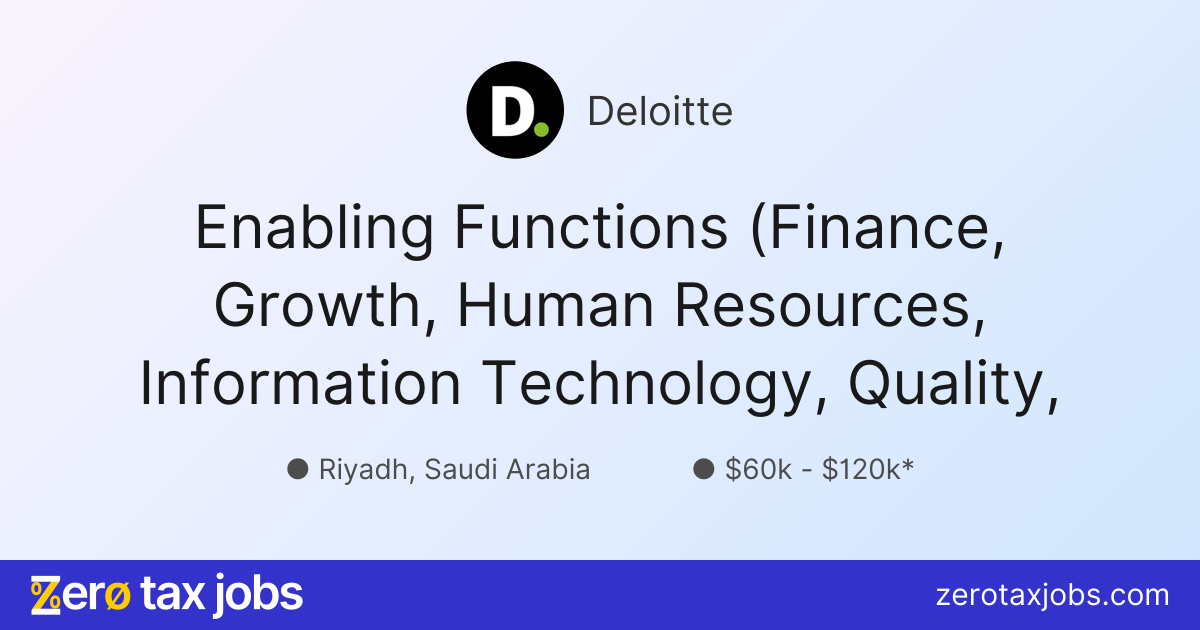 Enabling Functions (Finance, Growth, Human Resources, Information ...