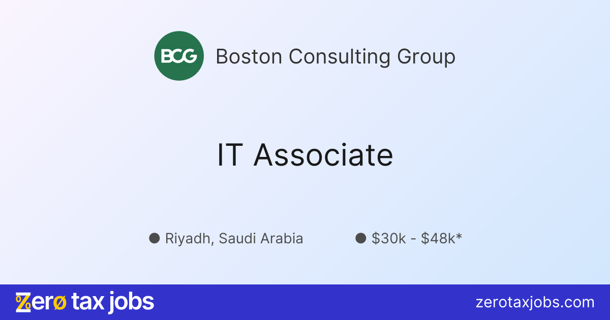 IT Associate at Boston Consulting Group