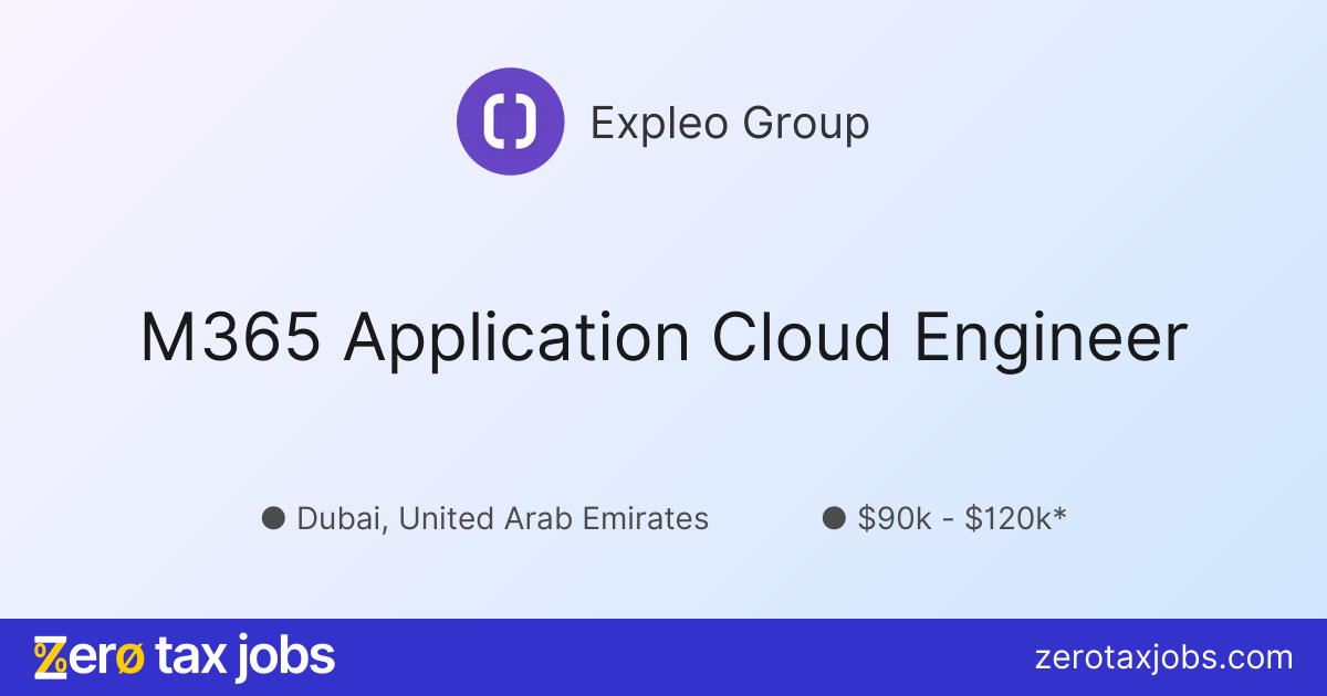 M365 Application Cloud Engineer at Expleo Group