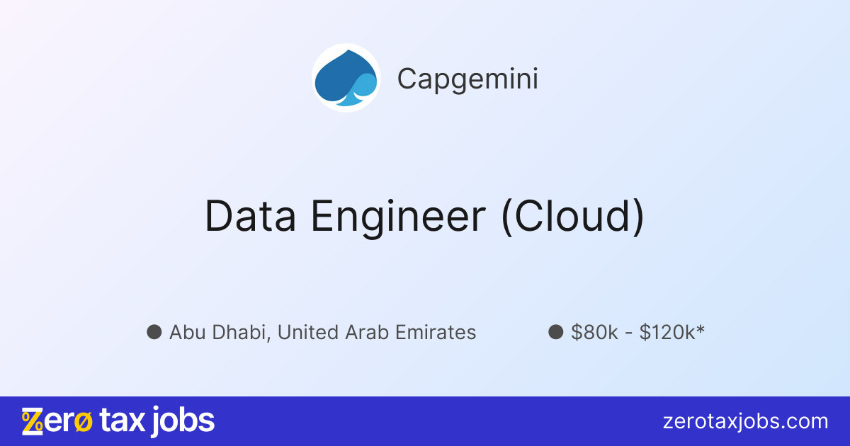Data Engineer (Cloud) at Capgemini