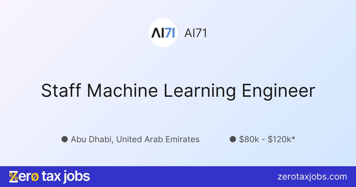 Staff Machine Learning Engineer at AI71